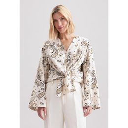 Seidensticker Damen Seidensticker Klassische Bluse &raquo;Schwarze Rose&laquo; Tunika Paisley beige L40