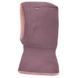 MaxiMo Jungen MaxiMo Wendem&uuml;tze reine Merinowolle, reversible, doppelt gestrickt, Ausgen&auml;htes Halsteil rosa