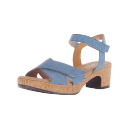 Gabor Comfort Damen Riemchensandale &raquo; Sandalen Textil&laquo; blau 41