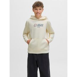 Jack & Jones Jack & Jones Junior Jungen Kapuzensweatshirt &raquo;JCOTIER FRONT PRINT SWEAT HOOD JNR&laquo; 140