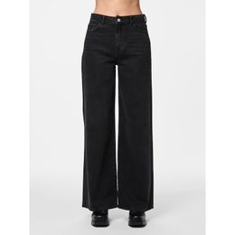 Pieces Damen Pieces High-waist-Jeans &raquo;PCSELMA HW WIDE JEANS BL NOOS BC&laquo; schwarz 29, L&auml;nge 32