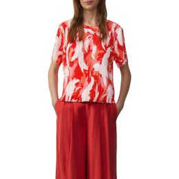s.Oliver Damen s.Oliver T-Shirt mit All-Over Print rot 44