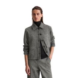 Marc O'Polo Marc O'polo Damen Marc O'Polo Kurzjacke Tweed-Jerseyjacke regular fit aus Organic Cotton-Mix 40