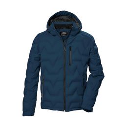 Killtec Herren Steppjacke &raquo;KOW 60 MN QLTD JCKT&laquo; Wasser- und windabweisend, atmungsaktiv, verstellbare Kapuze blau M