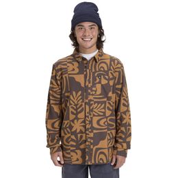 Quiksilver Herren Langarmhemd &raquo;Motherfly Printed&laquo; XL, US-Gr&ouml;&szlig;en