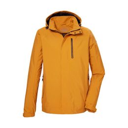 Killtec Herren Outdoorjacke &raquo;KOS 52 MN JCKT&laquo; Funktionsjacke: wind- und wasserdicht, atmungsaktiv, abnehmbare Kapuze gold S