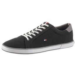 Tommy Hilfiger Herren Sneaker &raquo;H2285ARLOW 1D&laquo; , Freizeitschuh, Halbschuh, Schn&uuml;rer mit seitlicher Flaggen-Stickerei schwarz 45