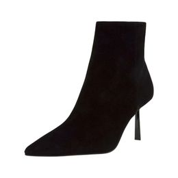 Steve Madden Damen Steve Madden High-Heel-Stiefelette &raquo;Steve Madden Stiefelette Veloursleder&laquo; schwarz 41