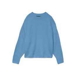 V&eacute;ro Moda Vero Moda Damen Strickpullover &raquo;VMBOOM LS O-NECK PULLOVER GA NOOS&laquo; blau XL