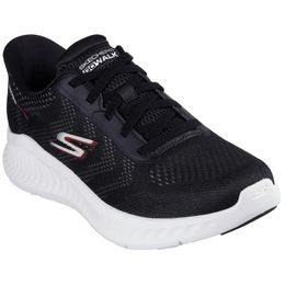 Skechers Herren Slip-On Sneaker &raquo;GO WALK NOW-PAYTON&laquo; Trainingsschuh, Schn&uuml;rschuh mit Handsfree Slip-ins schwarz-wei&szlig; 43