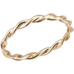 Firetti Damen Fingerring &raquo;Schmuck Geschenk Gold 585 Goldring Damenring gedreht&laquo; gold