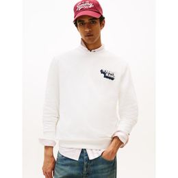 Tommy Jeans Herren Sweatshirt &raquo;TJM REG STACK CREW EXT&laquo;, Mit Rundhalsausschnitt beige L
