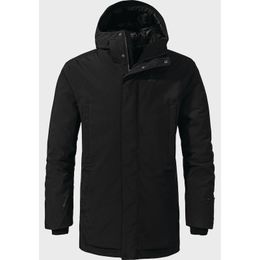 Sch&ouml;ffel Sch&ouml;ffel Damen Langjacke &raquo;Urban Ins Parka Style Crivat MNS&laquo; mit Kapuze schwarz 50
