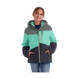 Killtec M&auml;dchen Outdoorjacke &raquo;KOW 170 GRLS JCKT&laquo; Funktionsjacke mit Kapuze und Schneefang, wasserdicht gr&uuml;n 128