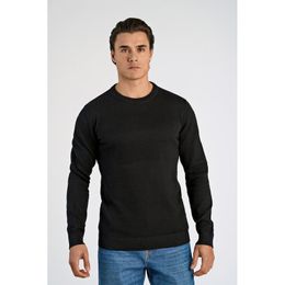 LINDBERGH Herren LINDBERGH Strickpullover mit Struktur schwarz S