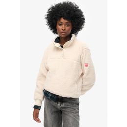 Superdry Damen Fleecepullover &raquo;SUPER SOFT HENLEY&laquo; L