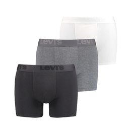 Levi's Levi's Herren Boxer Packung, 3er-Pack, mit komfortablem Bund schwarz-wei&szlig; M
