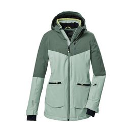 Killtec Damen Skijacke &raquo;KSW 40 WMN SKI JCKT&laquo; Wasserdicht, atmungsaktiv, verschwei&szlig;te N&auml;hte, viele Taschen gr&uuml;n 38