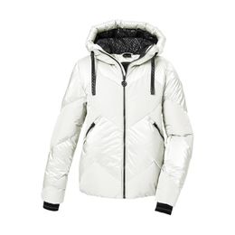 Killtec Damen Skijacke &raquo;KSW 100 WMN SKI QLTD JCKT&laquo; Winddichte, wasserabweisende Damenjacke mit abnehmbarem Schneefang beige 40