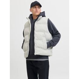 Jack & Jones Jack & Jones Herren Steppweste &raquo;JJESOHO BODYWARMER COLLAR SN&laquo; grau L