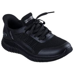 Skechers Damen Sneaker &raquo;BOBS GEO LITE&laquo; Praxischuh, Freizeitschuh, Komfortschuh mit Slip-ins schwarz 36