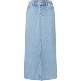 MAC Damen MAC Maxirock &raquo;MAXI SKIRT&laquo; im Five-Pocket Style blau S (36)