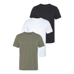 AJC Herren AJC T-Shirt 3er-Pack, lockere Passform, Basic-Stil bunt XL (56/58)