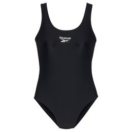 Reebok Damen Badeanzug &raquo;"Adelia"&laquo; Racer-Back Cut Out, sportlich, schlicht, bequem, Logo vorne schwarz XS, N-Gr