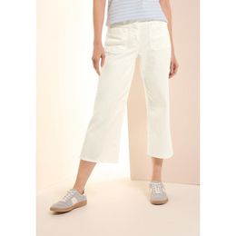 Cecil Damen Weite Jeans &raquo;Style Neele&laquo; 3/4 L&auml;nge mit Stretch wei&szlig; 30, N-Gr