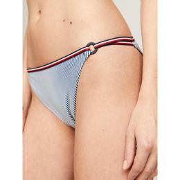 Tommy Hilfiger Swimwear Damen Bikini-Hose &raquo;STRING BIKINI PRINT&laquo; mit Streifenmuster blau M (38), N-Gr