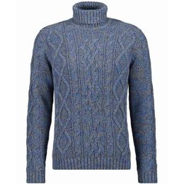 Ragman Herren Ragman Rollkragenpullover blau 56