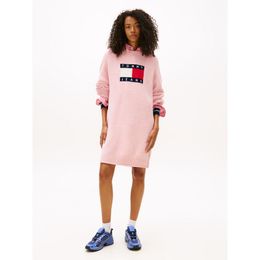 Tommy Jeans Damen Strickkleid &raquo;TJW FLAG SWEATER DRESS EXT&laquo; rosa M (38), N-Gr