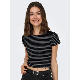 Only Damen Only Rundhalsshirt &raquo;ONLEMMA STRIPE S/S TOP&laquo; schwarz M (38)