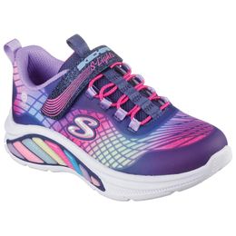 Skechers M&auml;dchen Sneaker &raquo;RAINBOW CRUISERS&laquo; Kinderschuh mit Farbverlauf, Gr&ouml;&szlig;enschablone zum Download blau 35