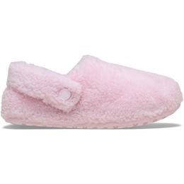 Crocs Damen Clog &raquo;Classic Cozzzy Slipper&laquo; Hausschuh, mit kleiner Plateausohle rosa 43