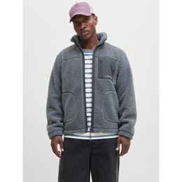 Jack & Jones Jack & Jones Herren Fleecejacke &raquo;JJESOHO TEDDY JACKET NOOS&laquo; ohne Kapuze S