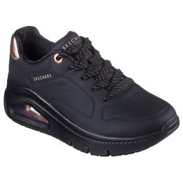 Skechers Damen Sneaker &raquo;UNO ICON&laquo; Schn&uuml;rschuh, Freizeitschuh in bequemer Form schwarz 35