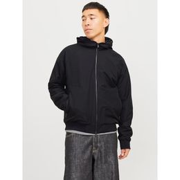 Jack & Jones Jack & Jones Herren Bomberjacke &raquo;JJEPERFECT BOMBER NOOS&laquo; mit Kapuze mit Kapuze schwarz XL