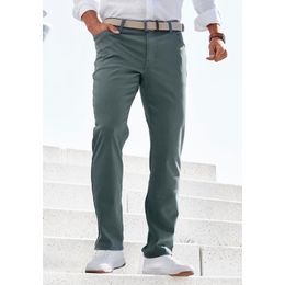 John Devin Herren Stretch-Hose &raquo;, 5-Pocket-Hose, regular-fit&laquo; Chinohose aus elastischer Baumwoll-Qualit&auml;t gr&uuml;n 32, L&auml;nge 32