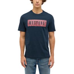 Mustang Herren Mustang Kurzarmshirt &raquo;Herren Style Austin&laquo; blau M