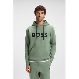 BOSS Green Damen BOSS Green Kapuzensweatshirt &raquo;Soody Zone&laquo;, mit K&auml;ngurutasche, regular fit, Logodruck 3XL