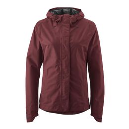 Gonso Damen Fahrradjacke &raquo;SAVE JACKET ESSENTIAL W&laquo; Damen Regenjacke wind- und wasserdicht, Radjacke mit Kapuze rot 46
