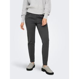 Only Damen Only Jogger Pants &raquo;ONLPOPTRASH LIFE EASY COL PANT PNT NOOS&laquo; Viskosemischung, regular fit grau M (38), L&auml;nge 32