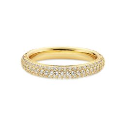 Bruno Banani Damen Fingerring &raquo;Schmuck Geschenk Silber 925 Damenring black-white&laquo; mit Zirkonia (synth.) gold
