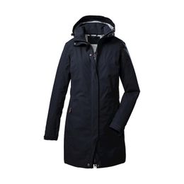 Killtec Damen Parka &raquo;KOS 93 WMN PRK&laquo; Wasserdichter, atmungsaktiver Parka mit abnehmbarer Kapuze blau 36