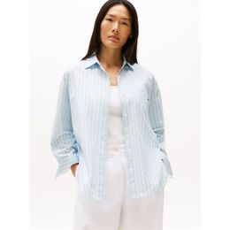 Tommy Hilfiger Damen Shirtbluse &raquo;ESS POPLIN NEW EASY SHIRT&laquo; blau 38