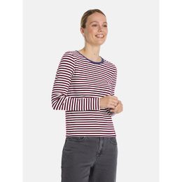 LIEBLINGSST&Uuml;CK Lieblingsst&uuml;ck Damen Langarmshirt &raquo;Nashi&laquo; mit Streifen lila 4XL
