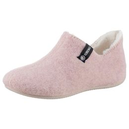 VERBENAS Damen VERBENAS H&uuml;ttenschuhe &raquo;Yoi Gales&laquo; Hausschuh, Homeslipper, Schlupfschuh mit kuscheligem Warmfutter rosa 37