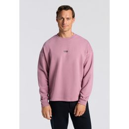 Hugo Blue Herren HUGO Blue Sweatshirt &raquo;Naviu&laquo;, mit R&uuml;ckendruck rosa L