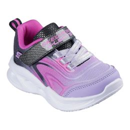 Skechers M&auml;dchen Sneaker &raquo;Skechers SOLA GLOW&laquo; Babyschuh mit Klettverschluss, Gr&ouml;&szlig;enschablone zum Download schwarz 22